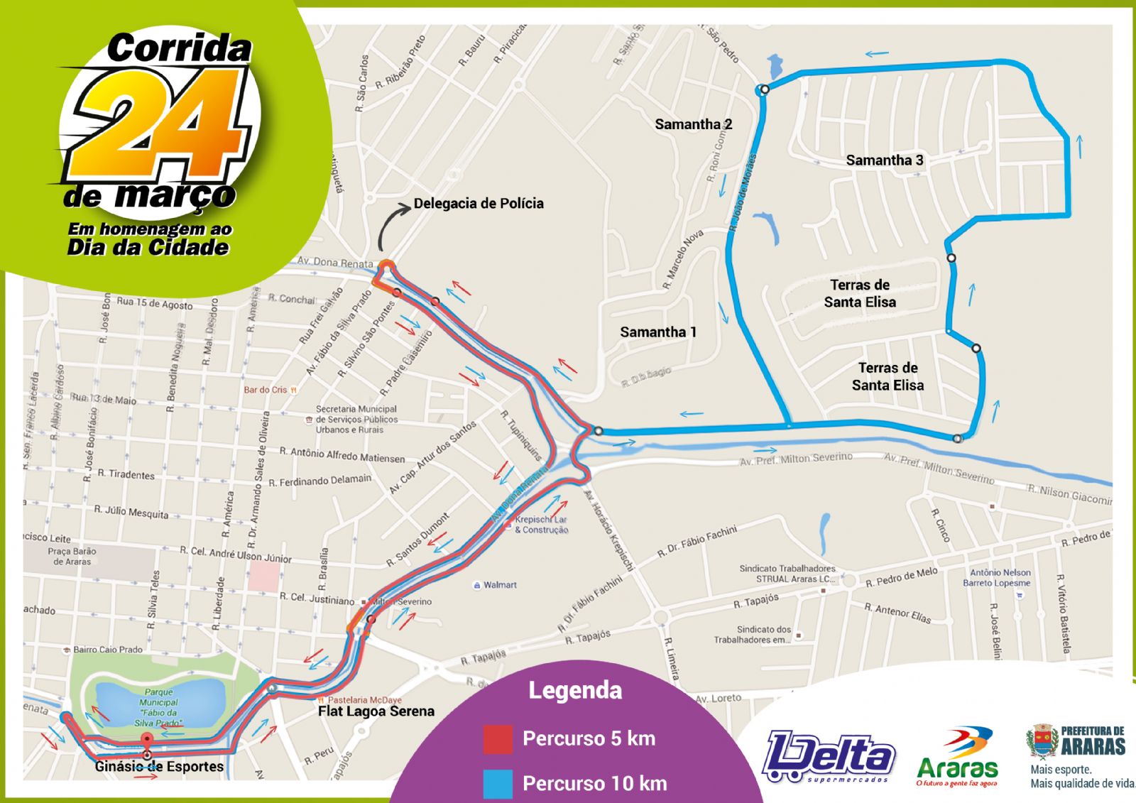 Município de Araras - Corrida 24 de Março: inscrições são limitadas a ...